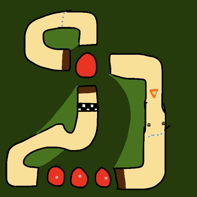 Toadstool Woods - Mario Kart PC