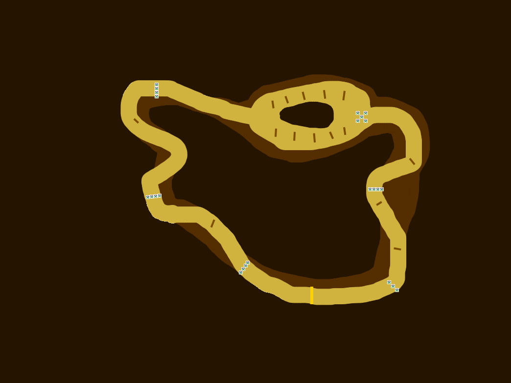 Funky's Dirt Track - Mario Kart PC