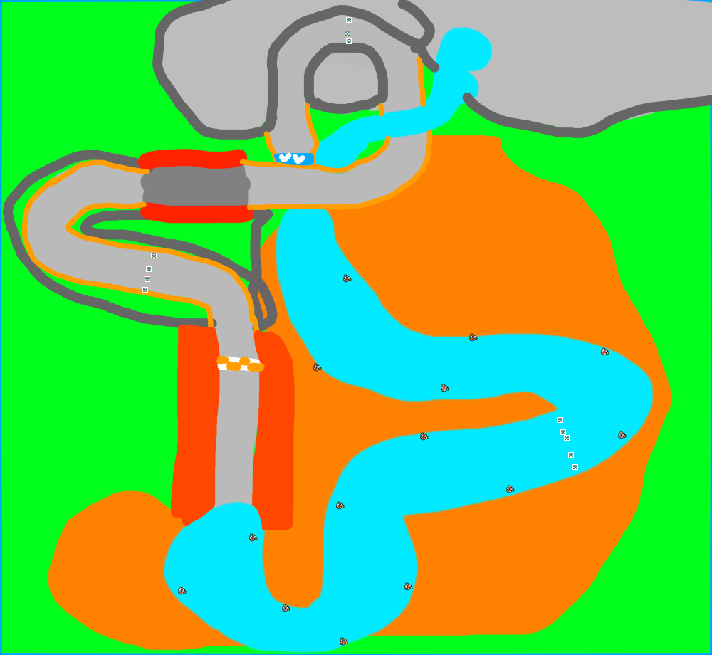 Cheep Cheep Falls - Mario Kart PC