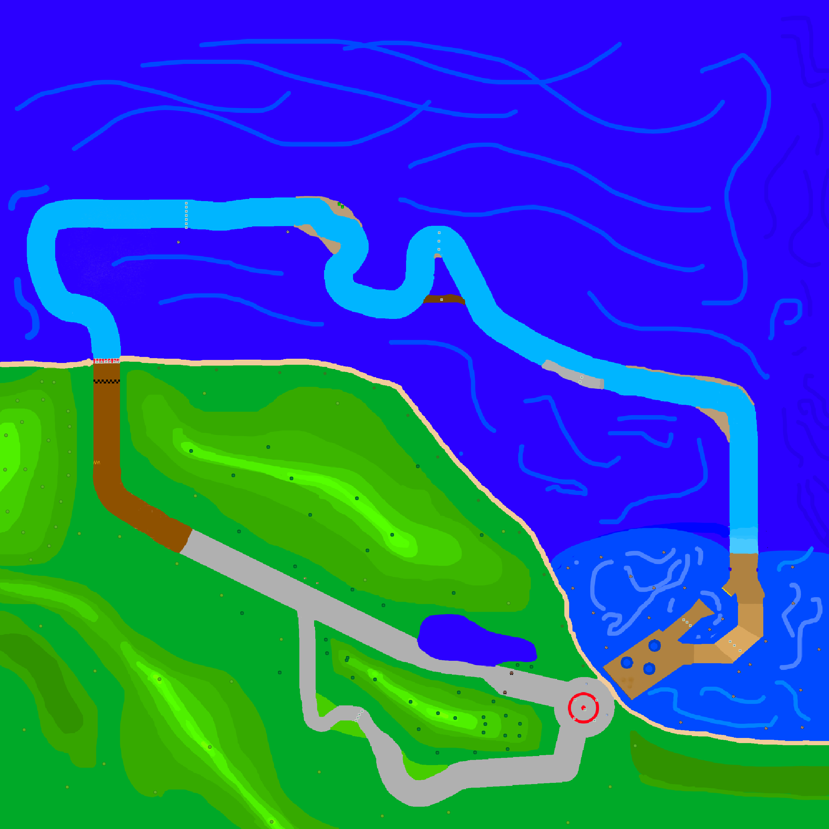 Northern Cliffs - Mario Kart PC