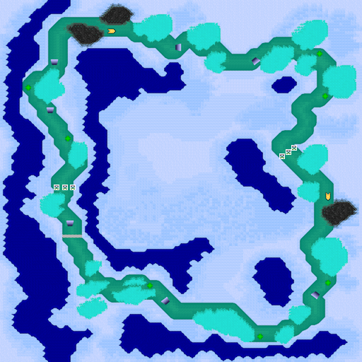 Sherbet Frost-Way - Mario Kart PC