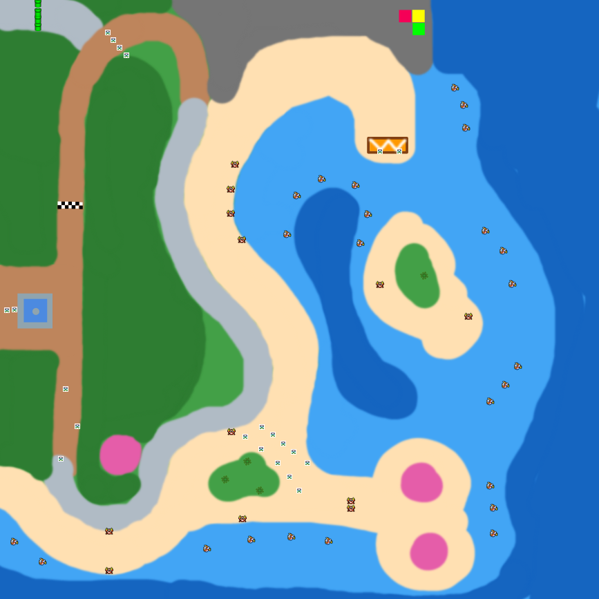 Peach beach - Mario Kart PC