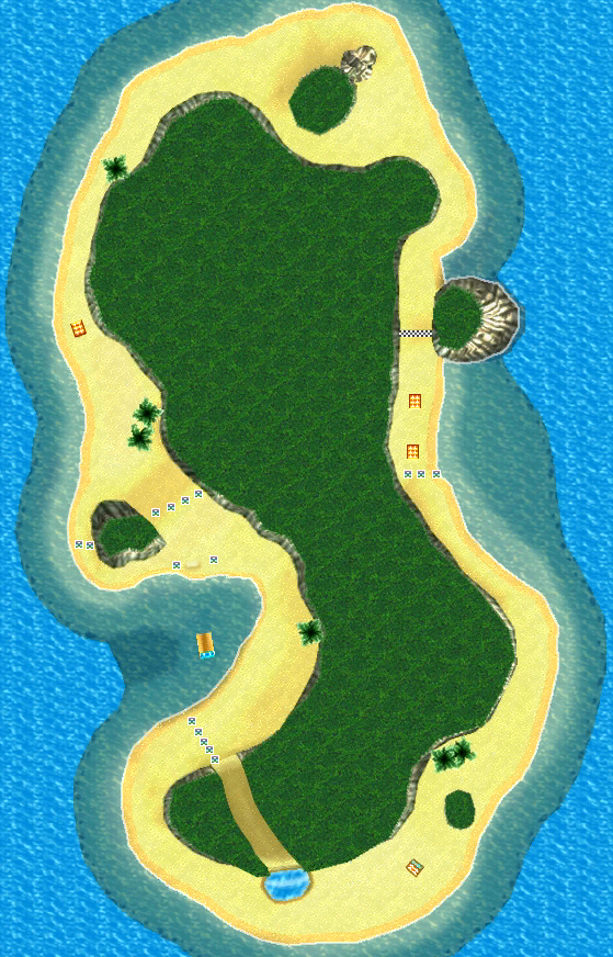 N64 Koopa's Beach - Mario Kart PC
