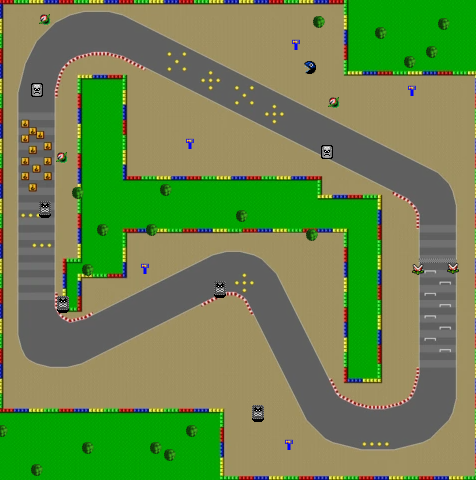 Minecraft circuit - Mario Kart PC