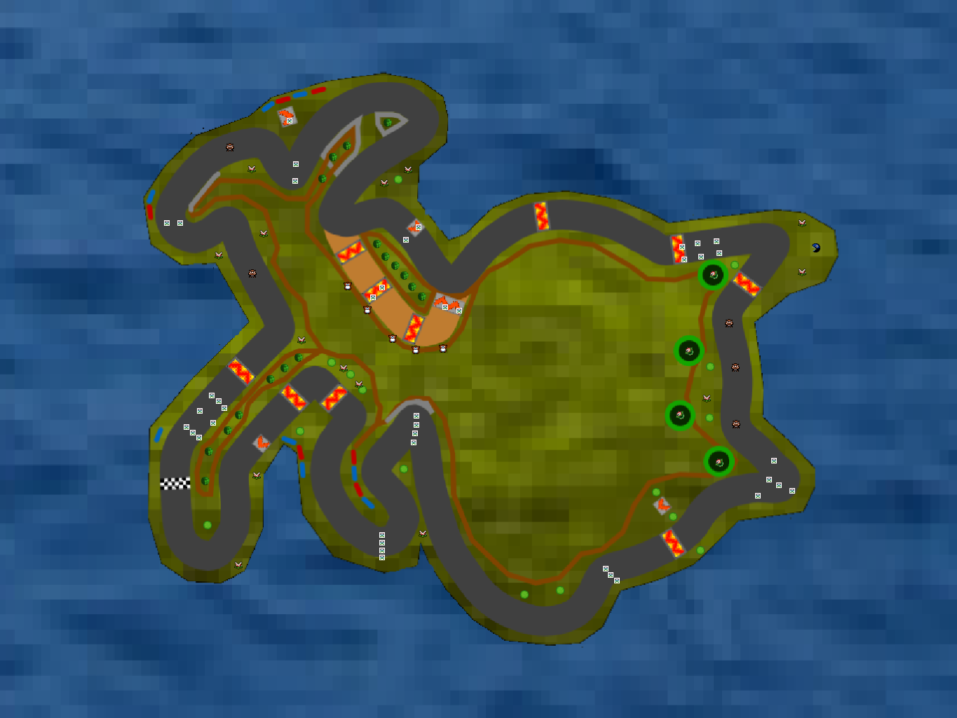 circuit scratch - Mario Kart PC