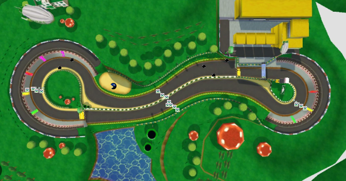circuit luigi GCN - Mario Kart PC