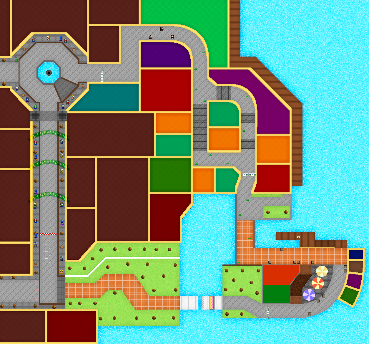 Delfino Square - Mario Kart PC