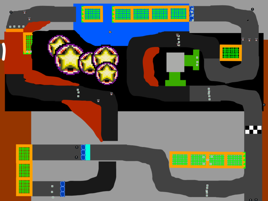 mud stunt stadium - Mario Kart PC