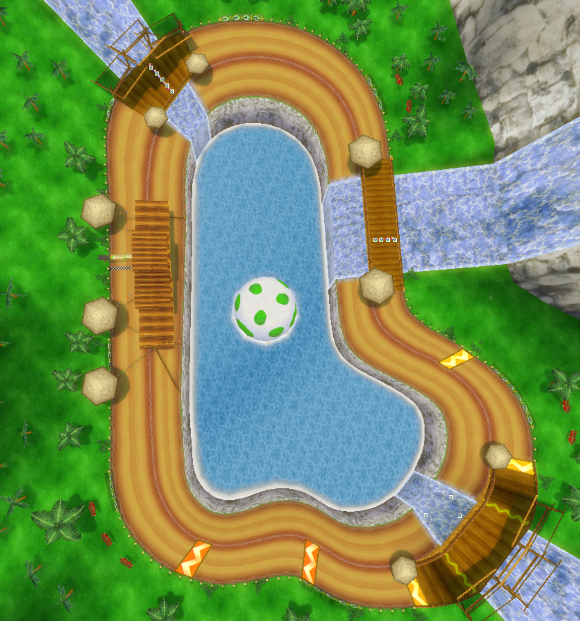 Yoshi Falls - Mario Kart PC