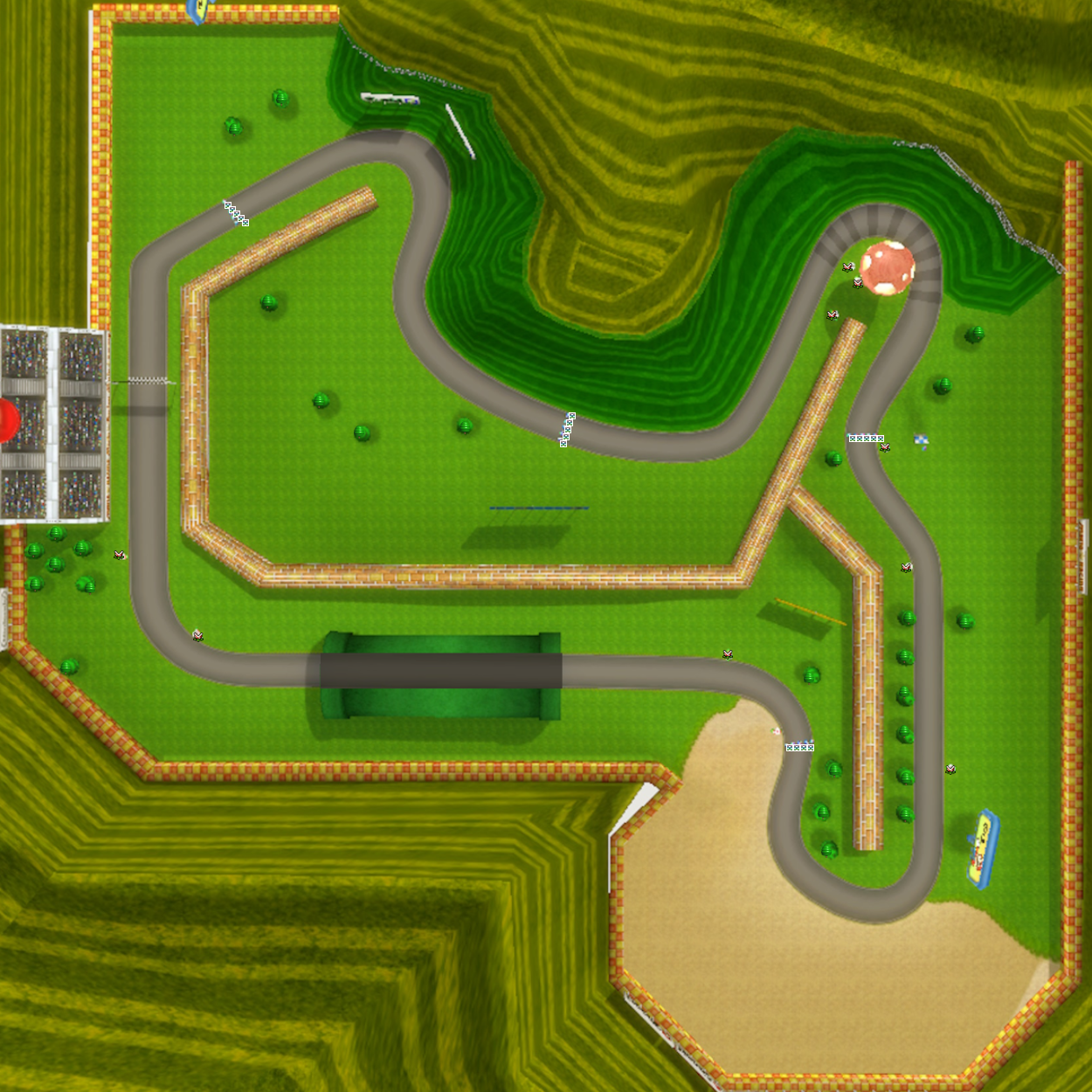 Mario Raceway - Mario Kart PC