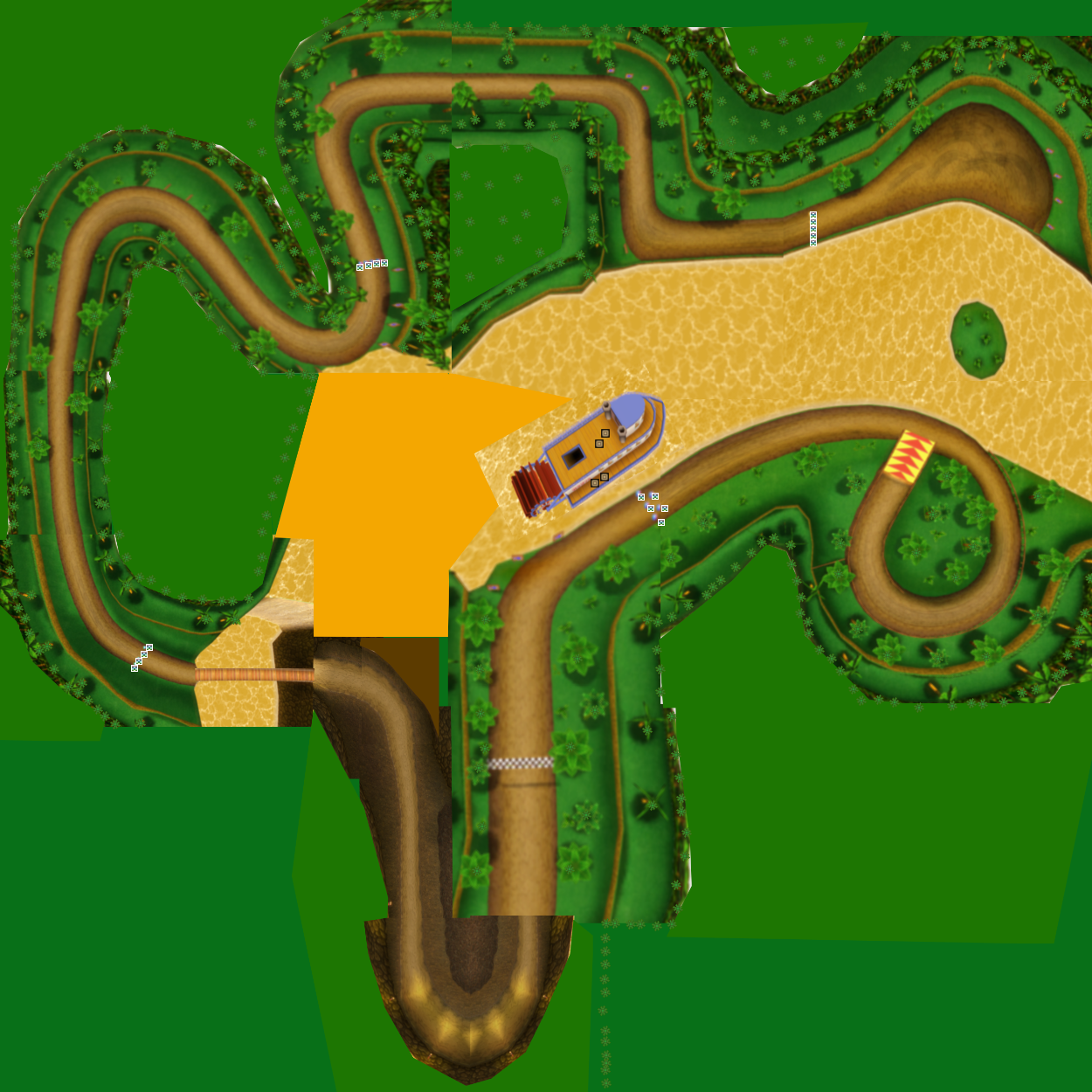 DK's Jungle Parkway - Mario Kart PC