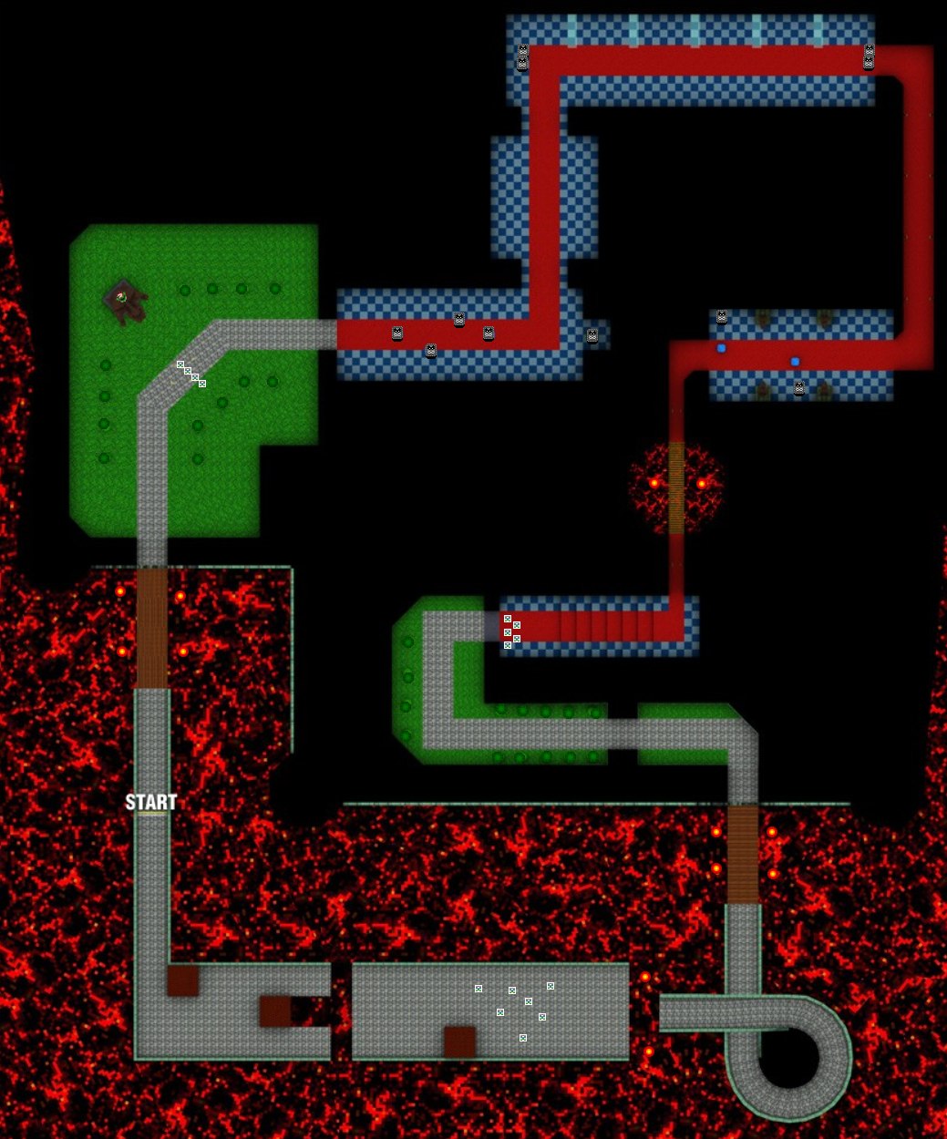 Bowser's Castle - Mario Kart PC