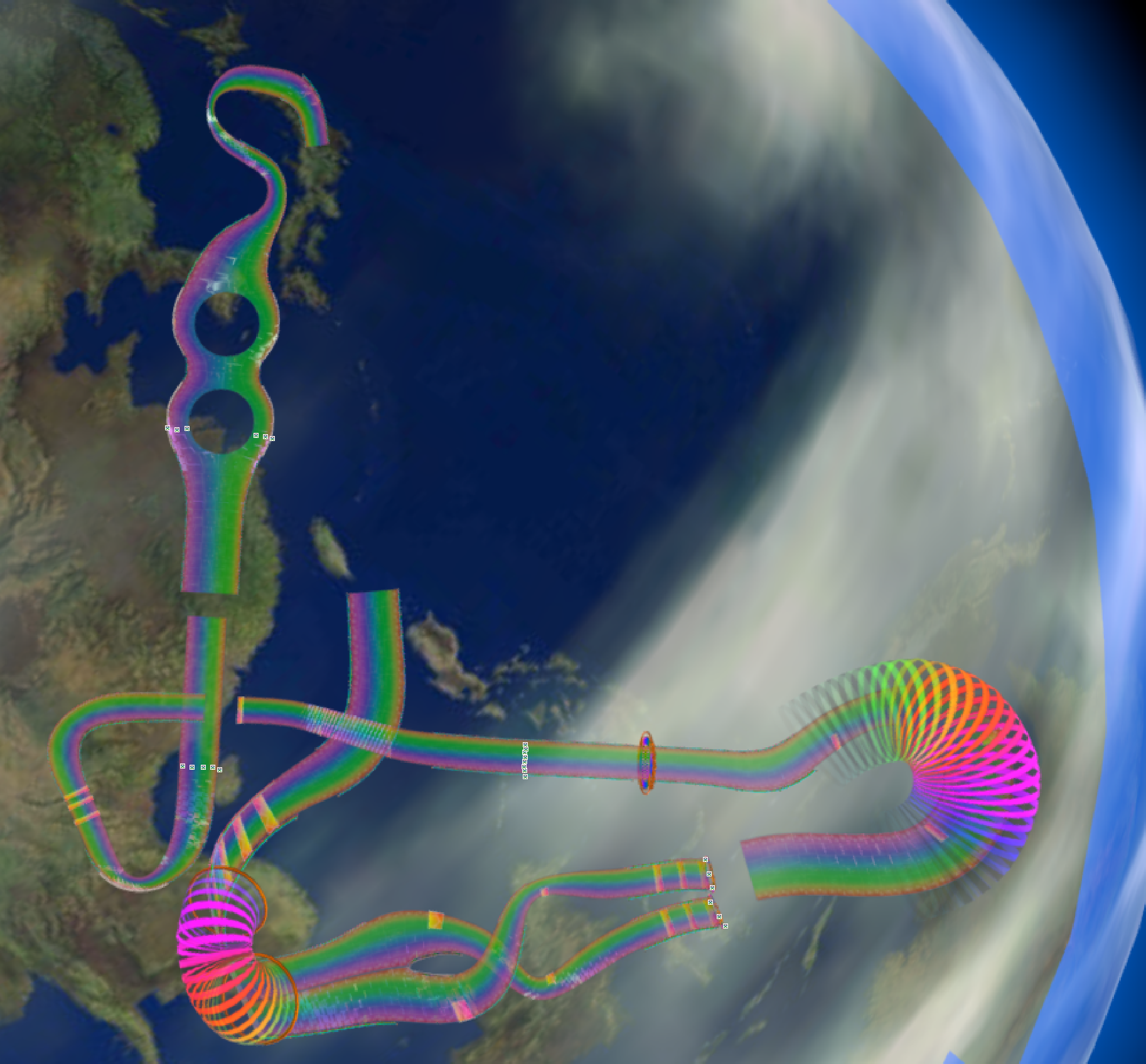 Wii rainbow road (new) - Mario Kart PC