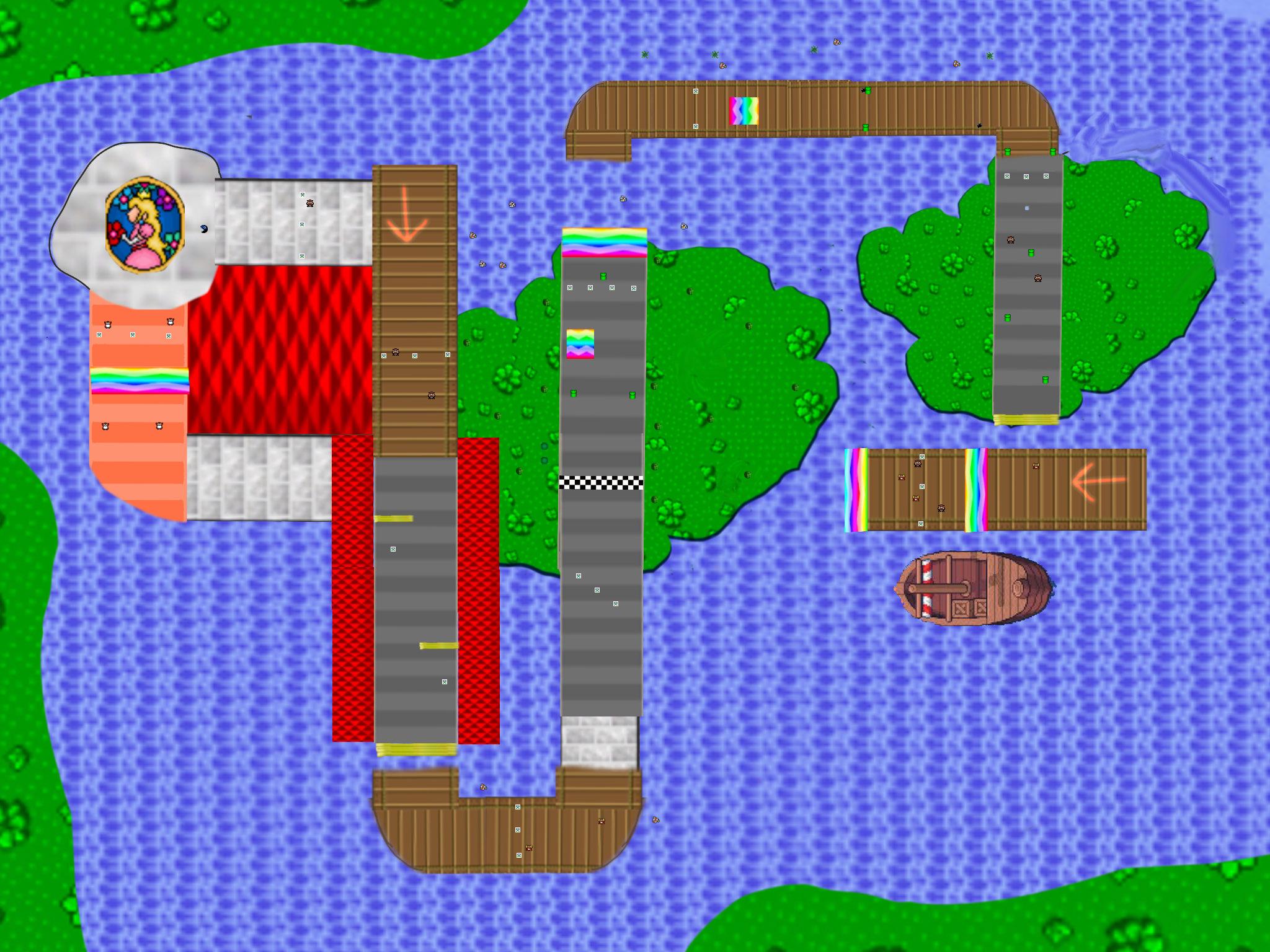 Toadstool Circuit - Mario Kart PC