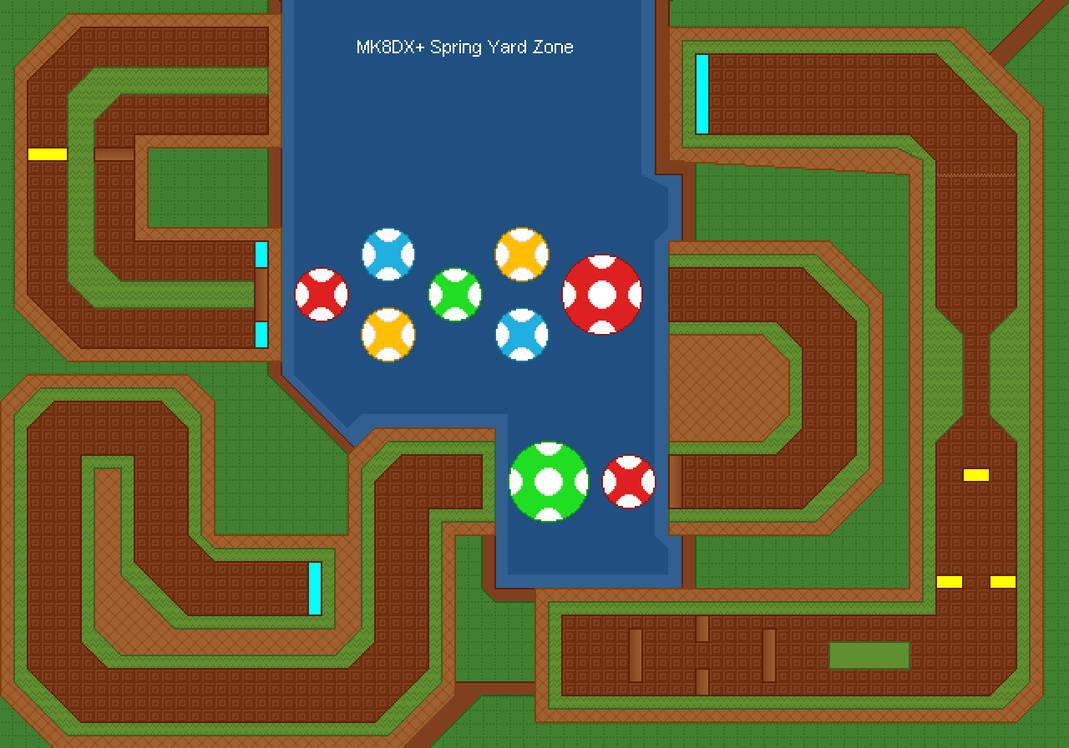 Spring Yard Zone - Mario Kart PC