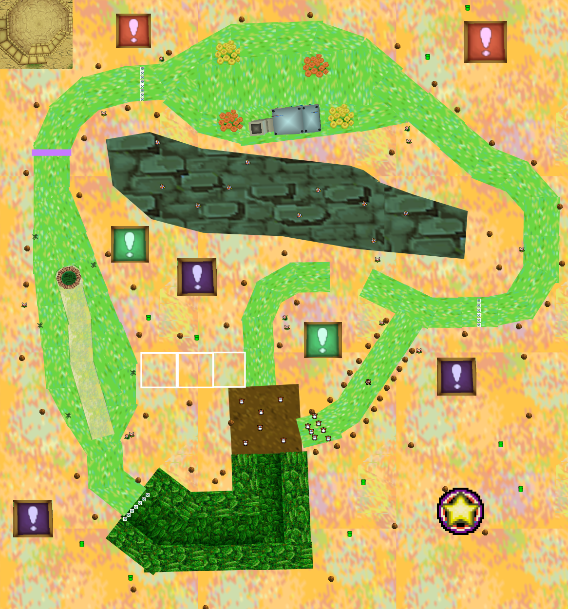 Flower Fields - Mario Kart PC
