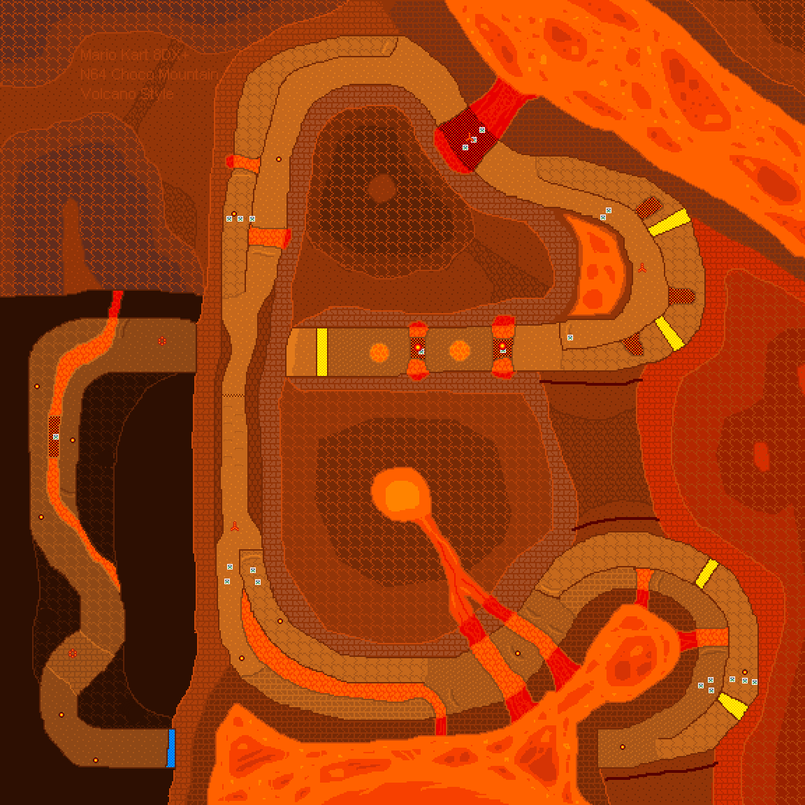 Bowser Volcano - Mario Kart PC