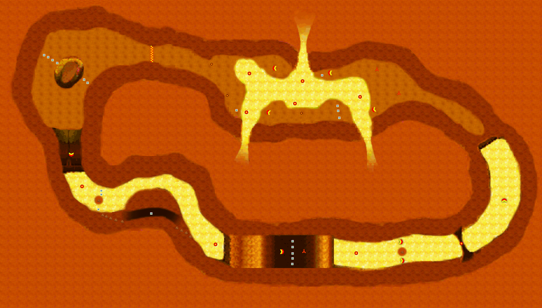 Hot Top Volcano - Mario Kart PC