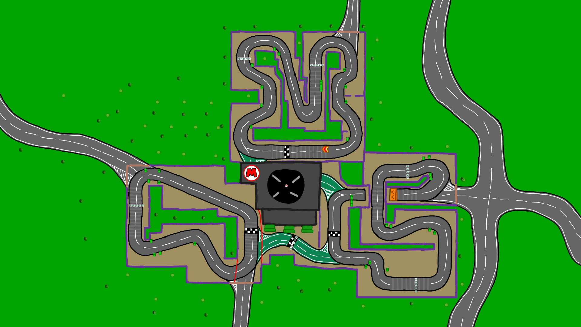 Mario Circuit (MKWorld Edition) - Mario Kart PC