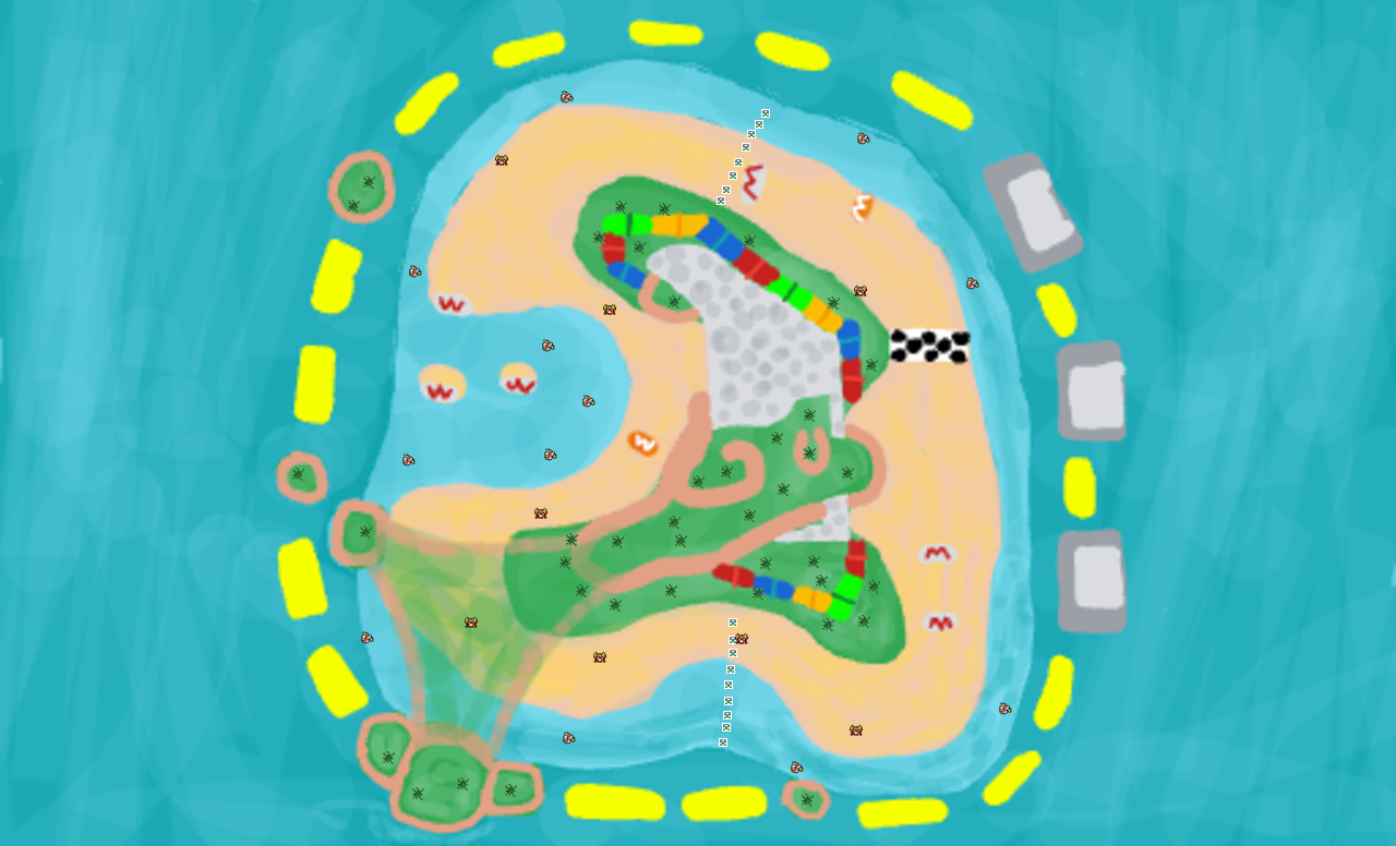 Koopa Beach 2 (MKW Koopa Troopa Beach) - Mario Kart PC