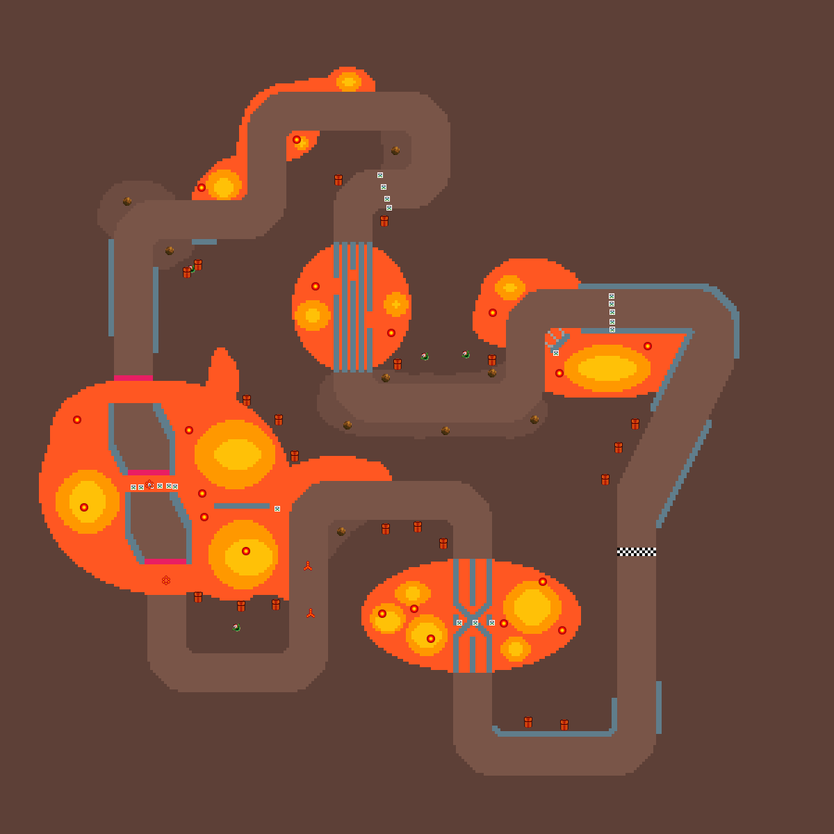 Railgrind Volcano - Mario Kart PC