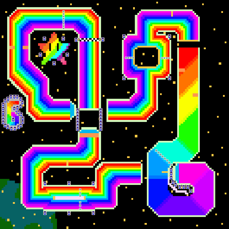 Rainbow Road (Complete Mode) - Mario Kart PC