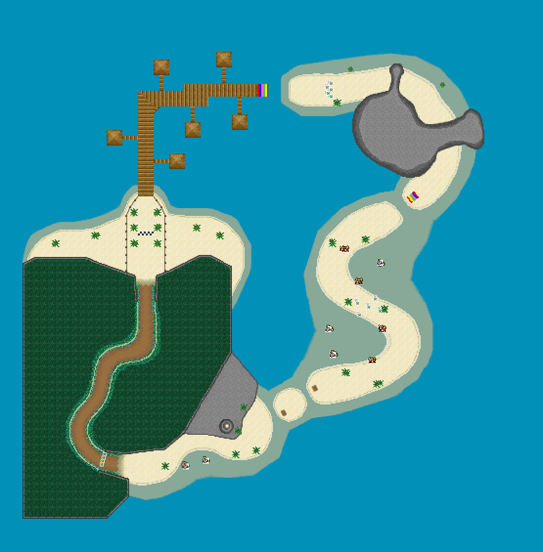 beach circuit - Mario Kart PC