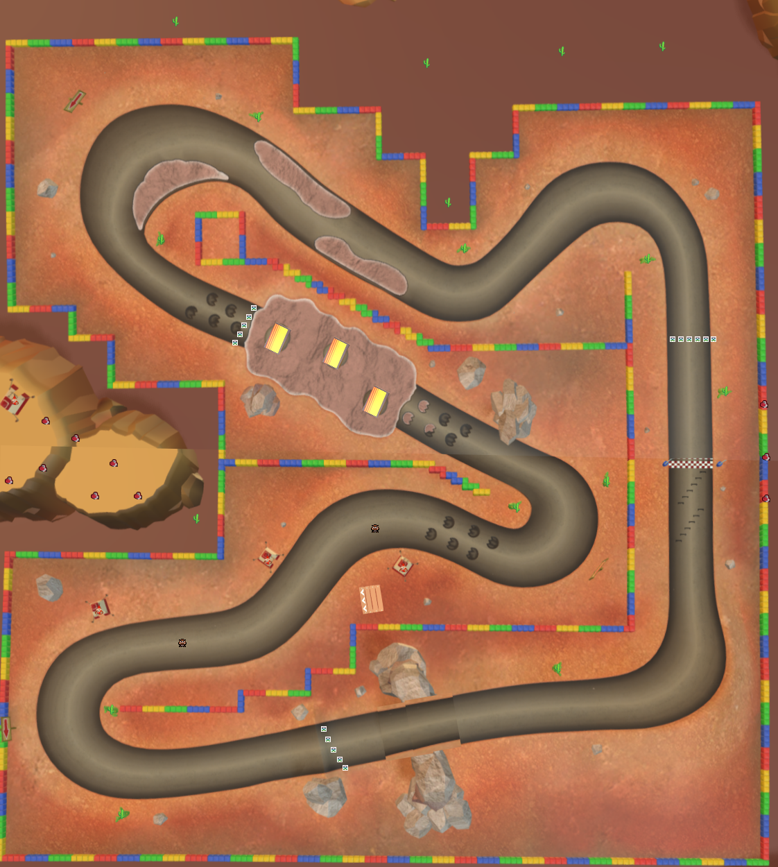 Sunset Wilds - Mario Kart PC