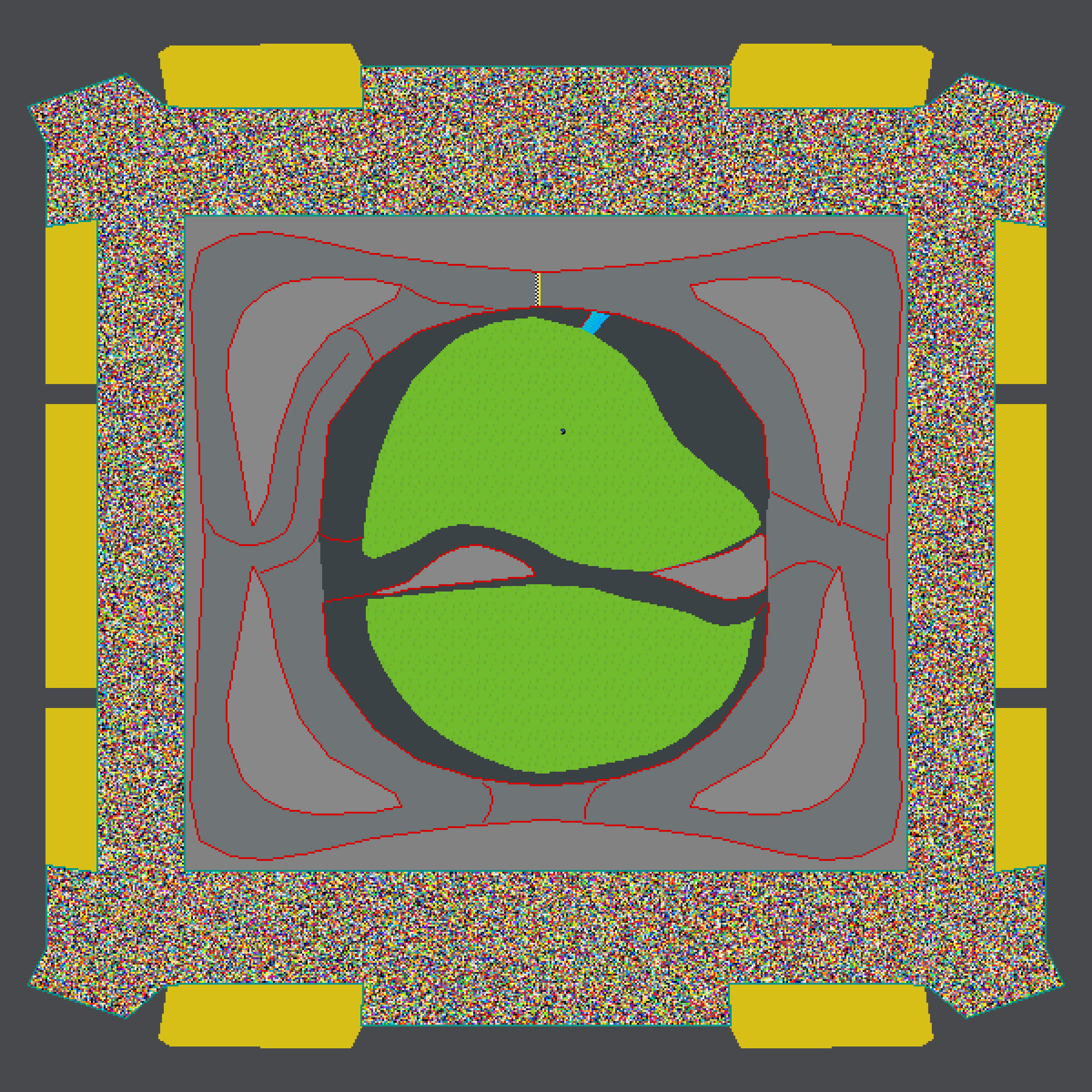 Uudestaan Stadium Roval layout - Mario Kart PC