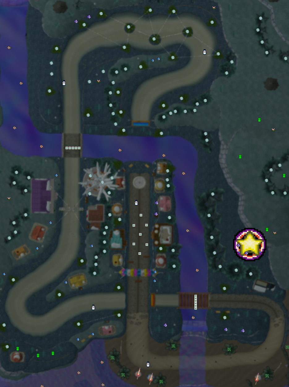 Animal Crossing (Winter) - Mario Kart PC