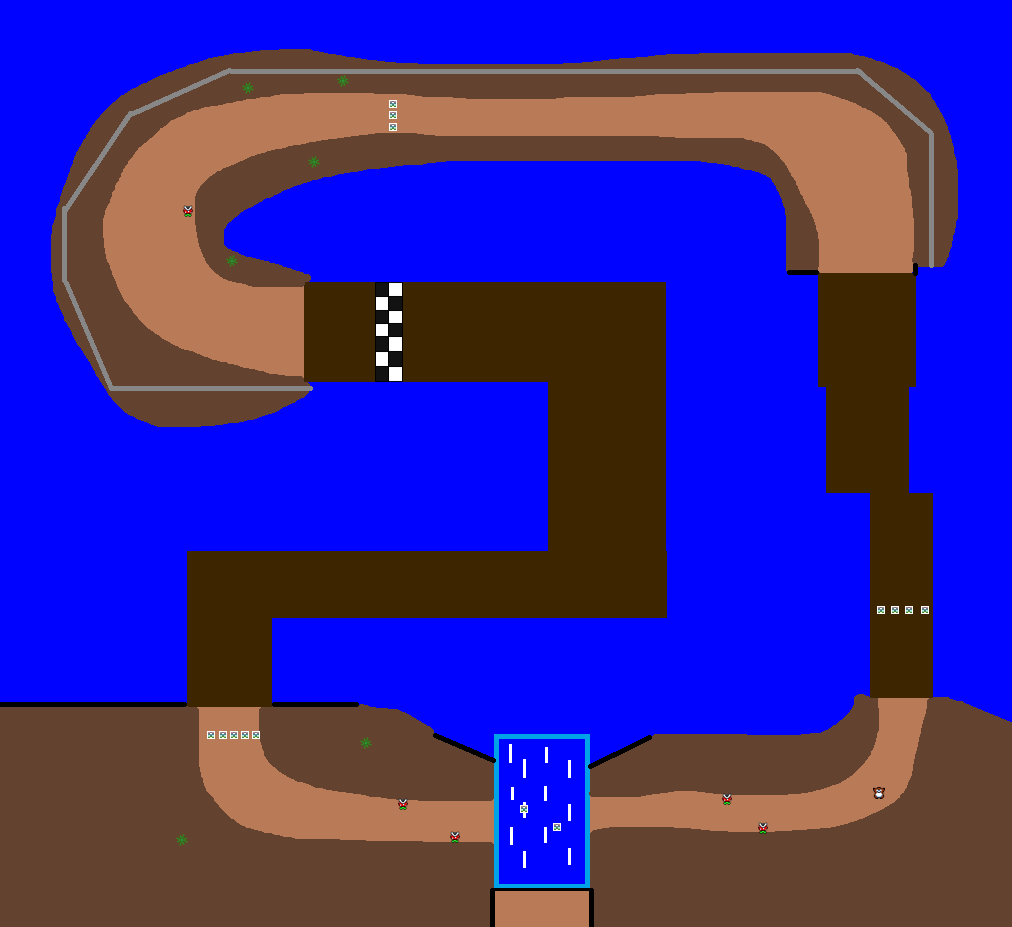 Waterfall Bridge - Mario Kart PC