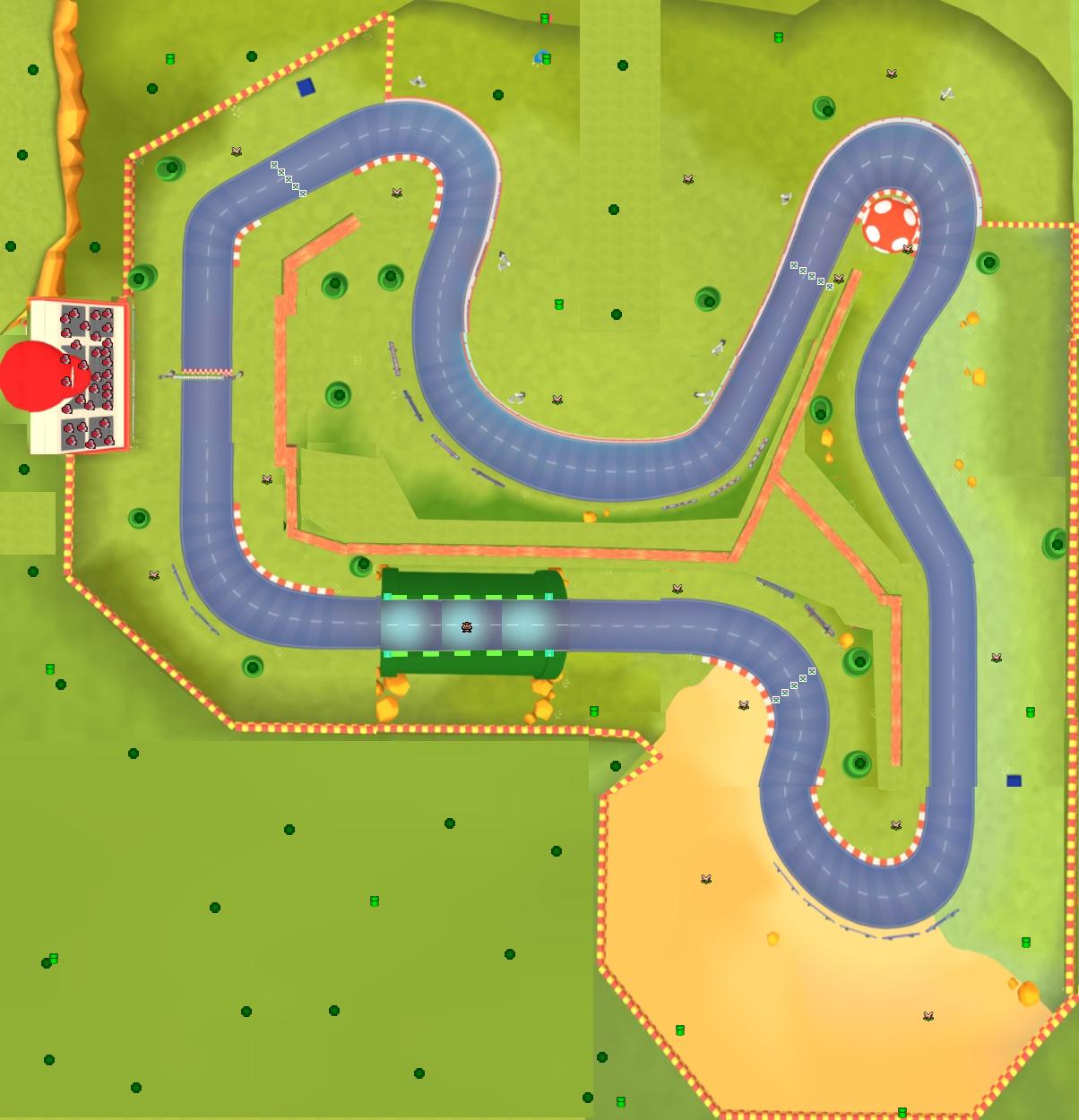 Mario Raceway - Mario Kart PC