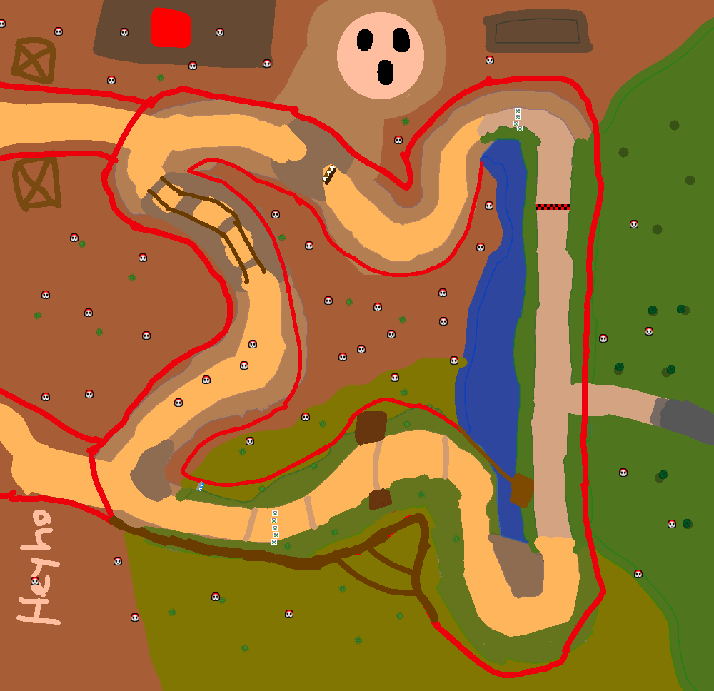 Sunset Wilds - Mario Kart PC