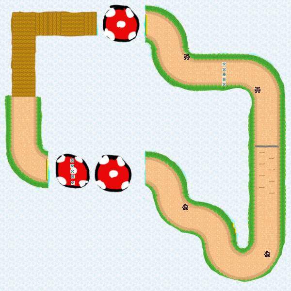 Mushroom Heights - Mario Kart PC