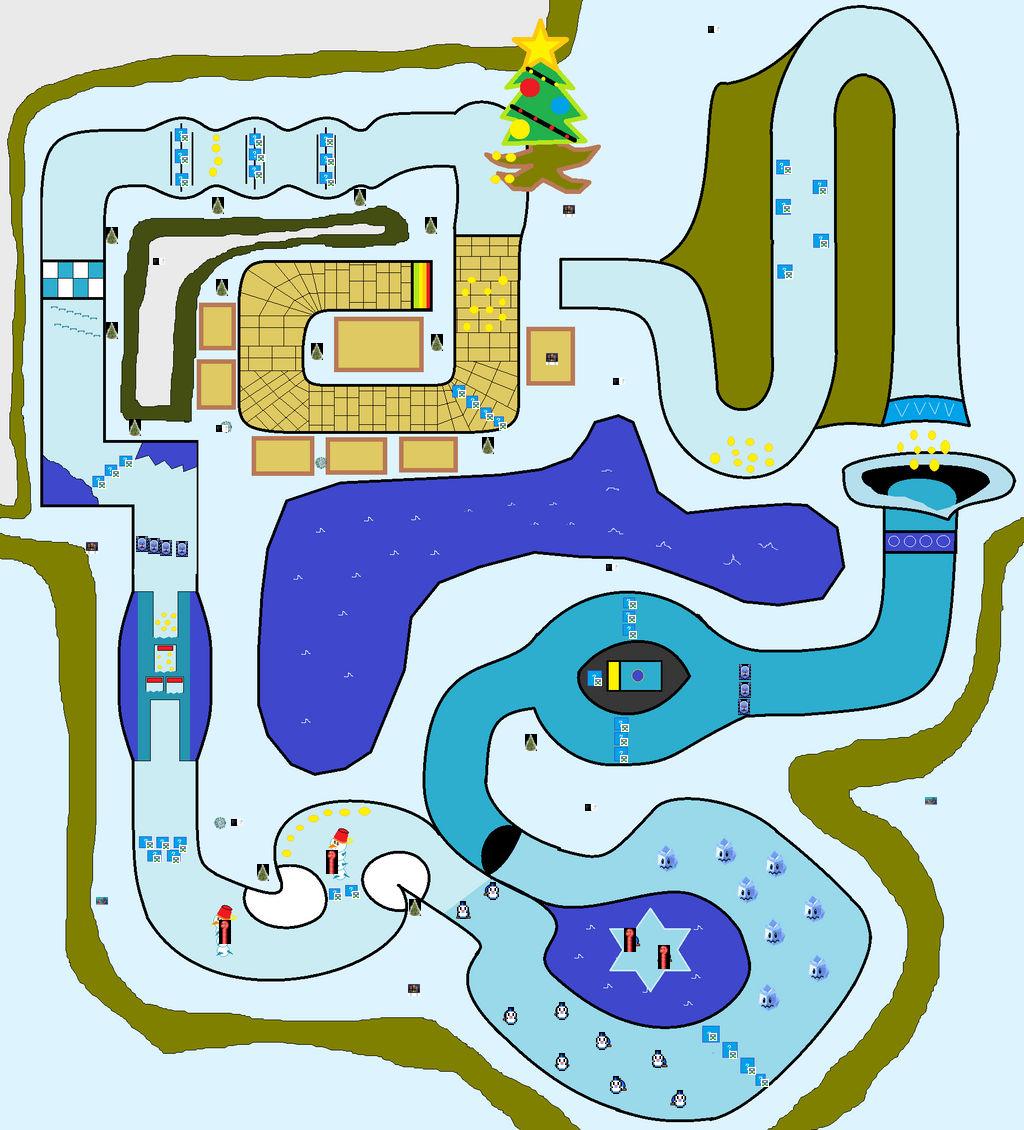 Icey hills - Mario Kart PC