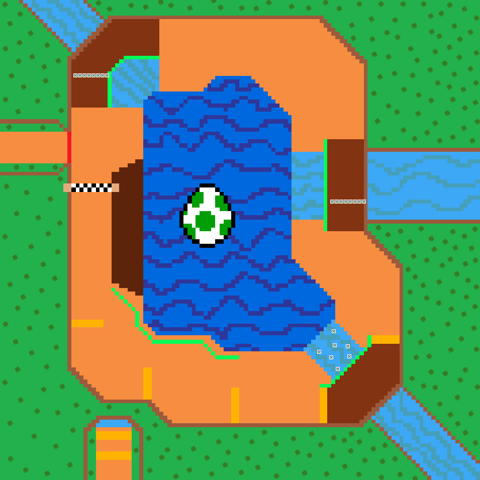 Yoshi Falls (Complete Mode) - Mario Kart PC