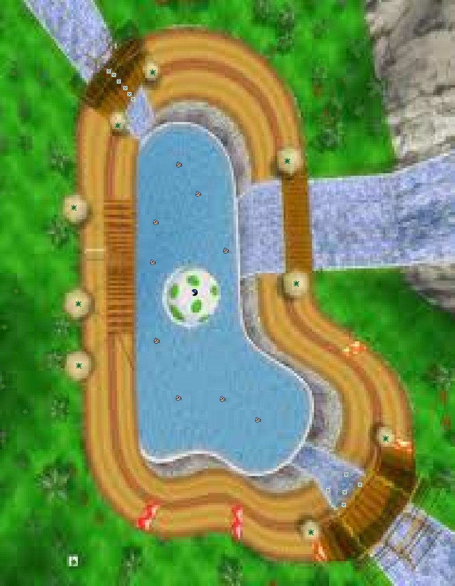 Yoshi Falls DS - Mario Kart PC