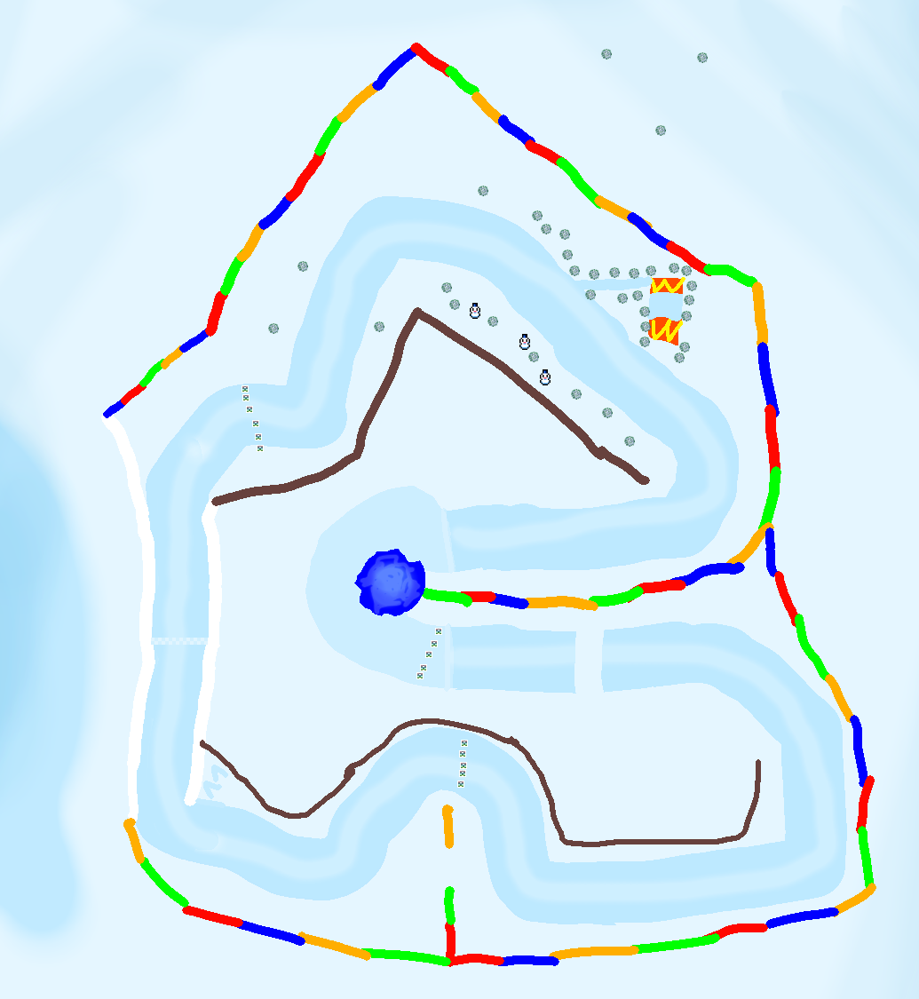 Snow Land - Mario Kart PC