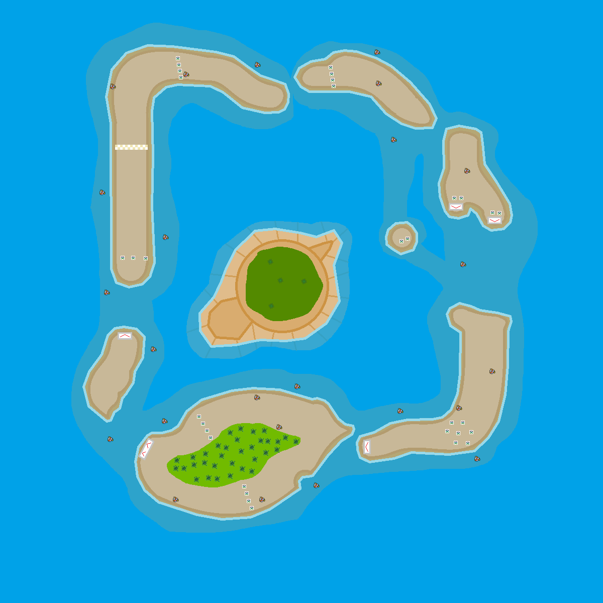 Koopa Beach 1 - Mario Kart PC