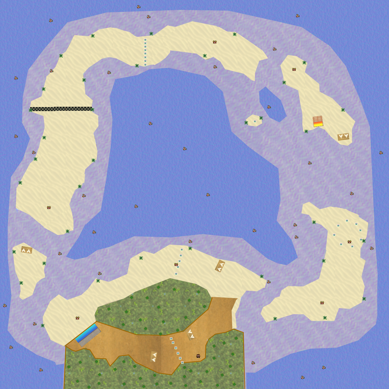 Koopa Beach 1 - Mario Kart PC