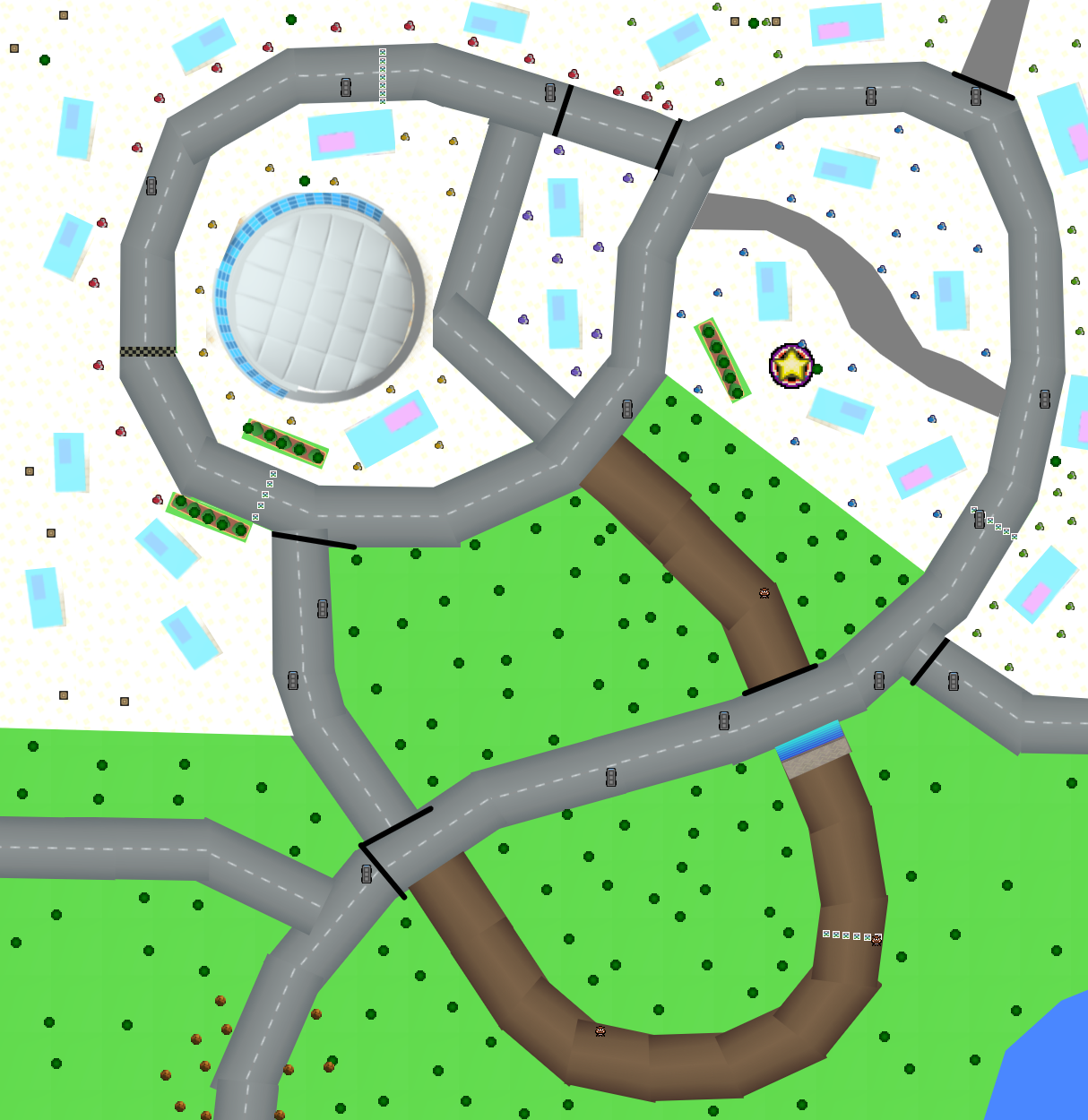 Yoshi City - Mario Kart PC