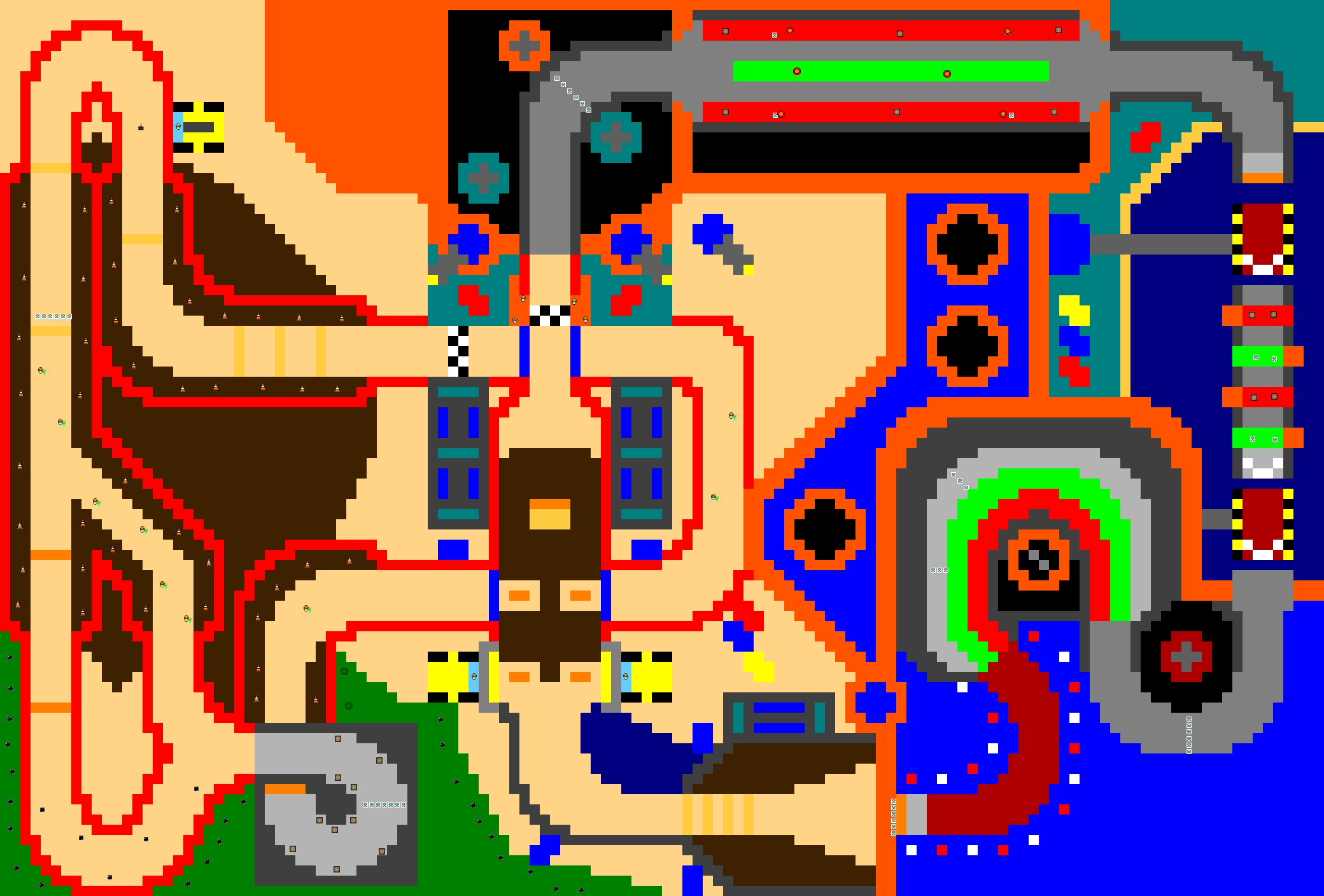 Toad's Factory and Construction Site - Mario Kart PC