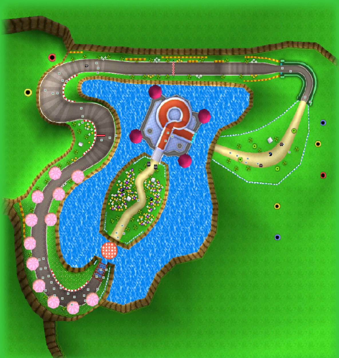 Château de peach - Mario Kart PC