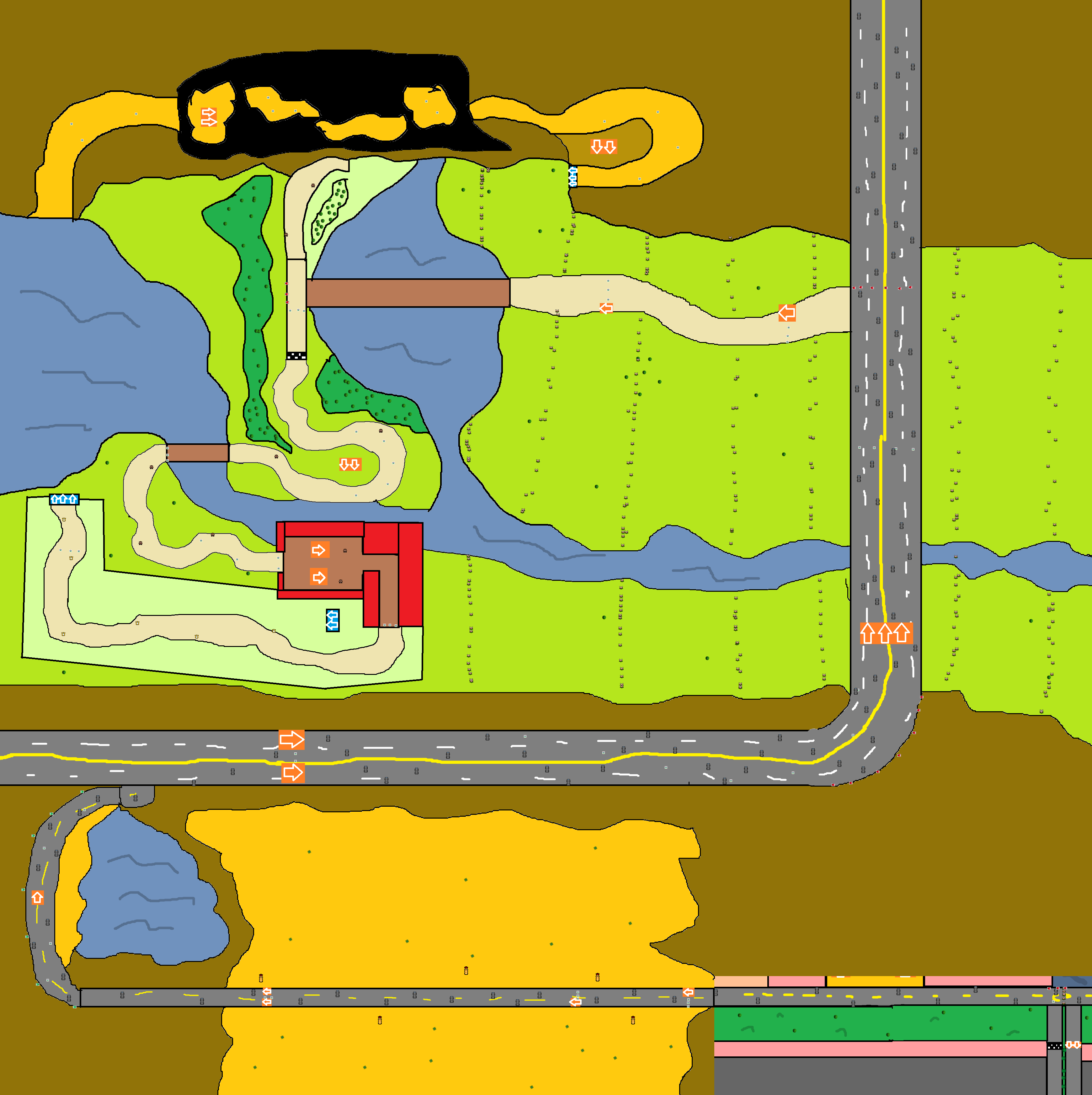 Shy Guy Town >> Sunshine Farm - Mario Kart PC