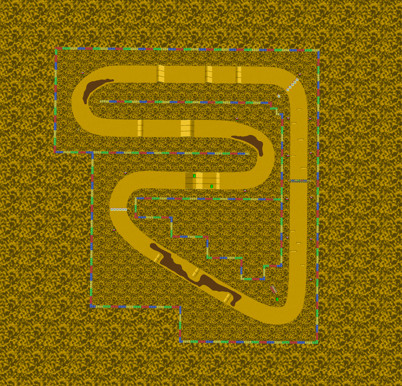 Tour RMX Choco Island 1 - Mario Kart PC