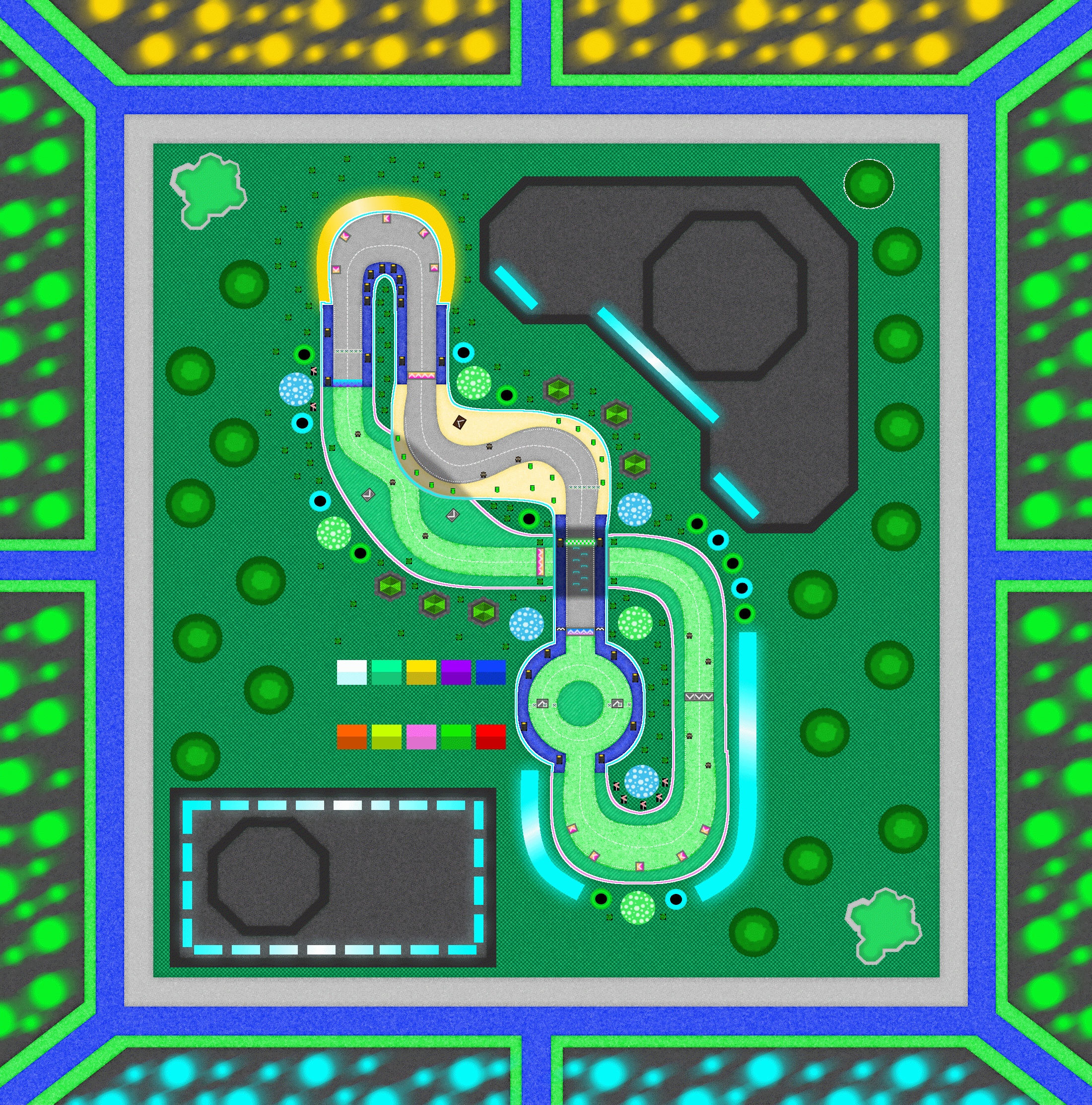 Luigi Stadium - Mario Kart PC
