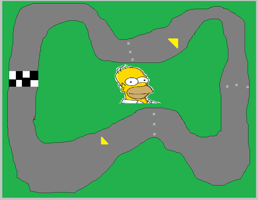 homer simpson circuit - Mario Kart PC