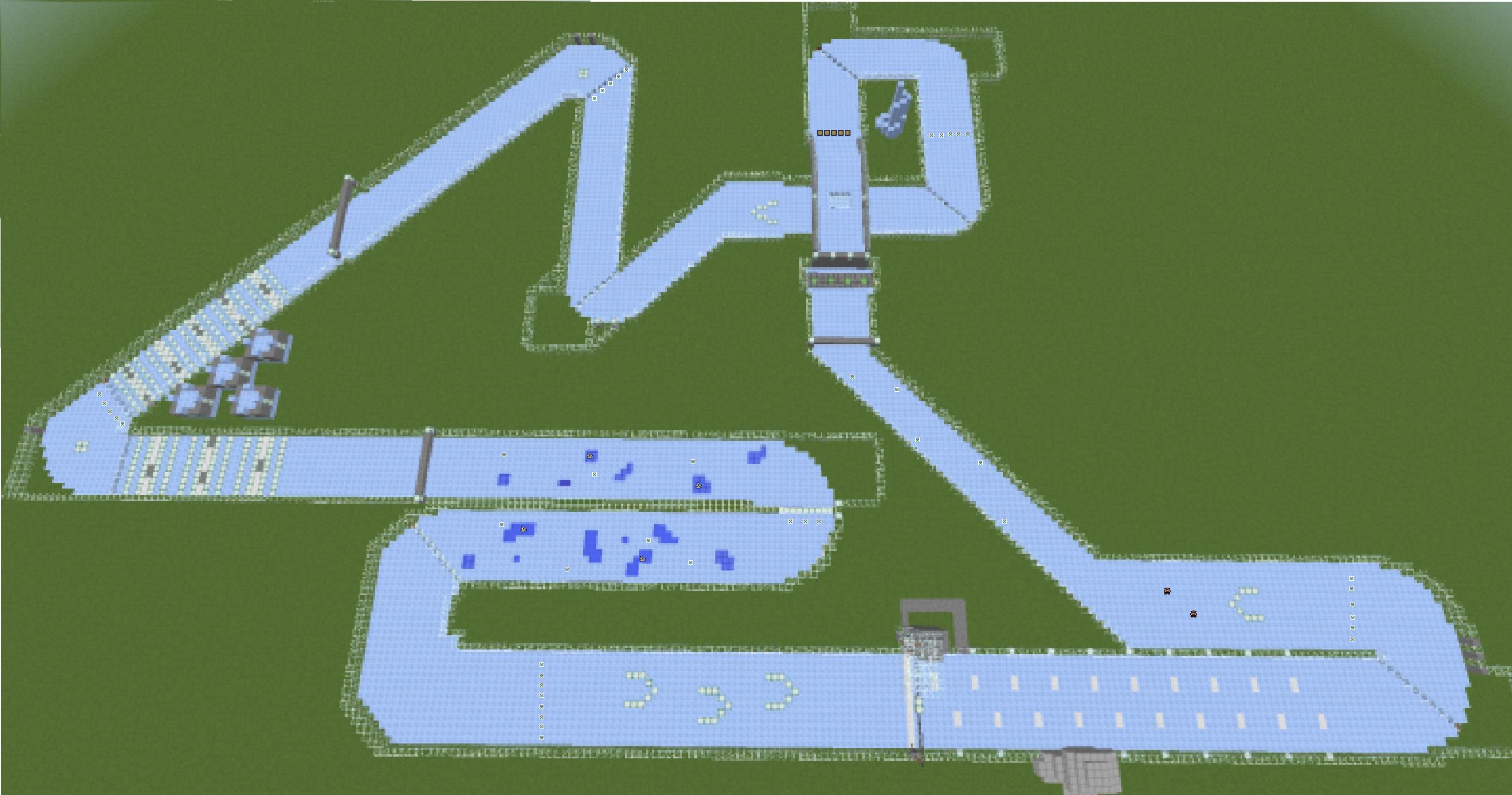 Minecraft Ice Circuit - Mario Kart PC