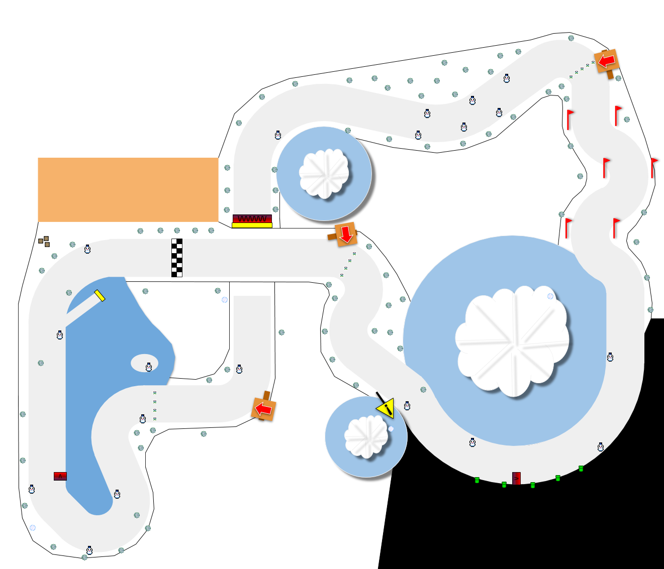 Snowball Summit - Mario Kart PC