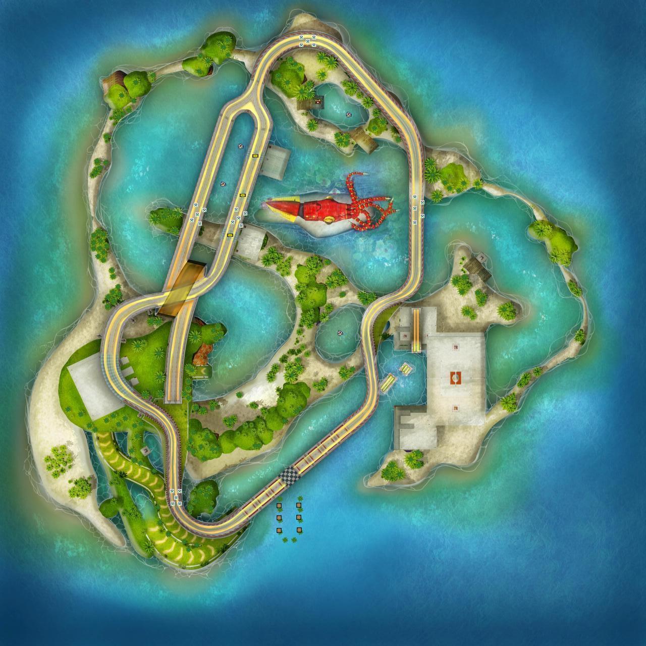 Ocean View - Sonic & Sega All-Stars Racing (Lap 1-2 version) - Mario ...